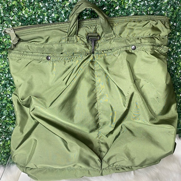 U.S. Army | Bags | Us Army Flyers Helmet Olive Green Bag With Pockets ...